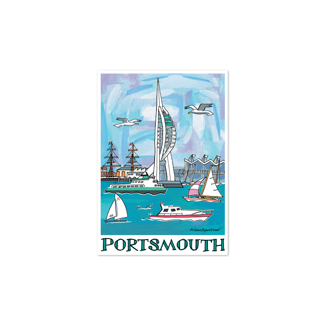 Spinnaker Tower Poster | Alison Gardiner
