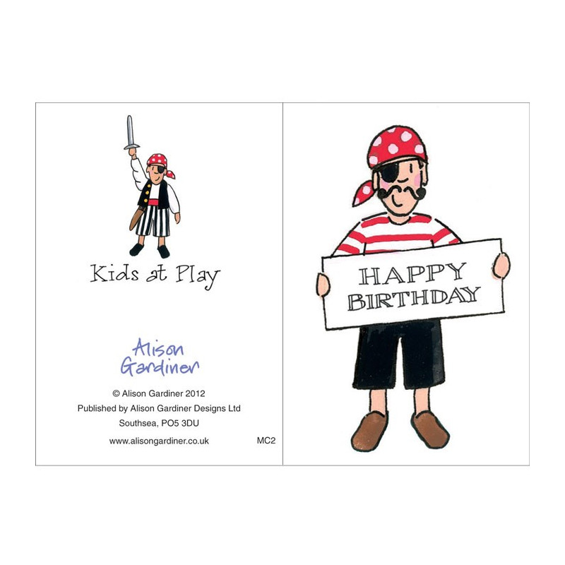 Pirate Printable Birthday Cards Pirate Ship Party 4th Birthday Card